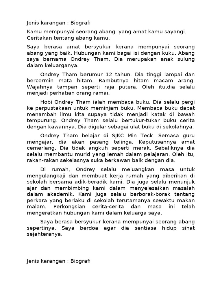 Jenis Karangan | PDF