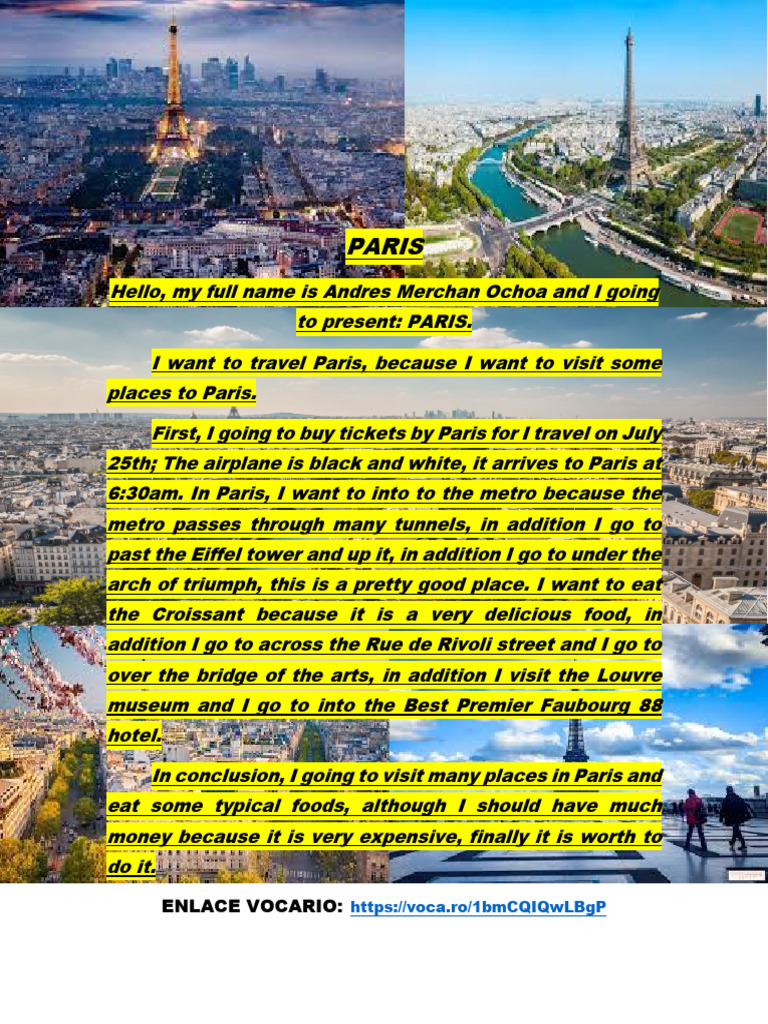 Preposition of Movement - Welcome To Paris 2 2 | PDF