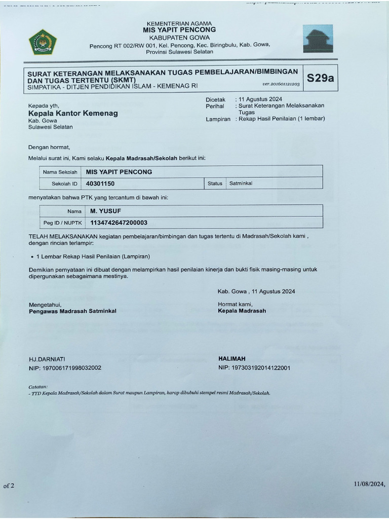 SKMT S29a M Yusuf | PDF