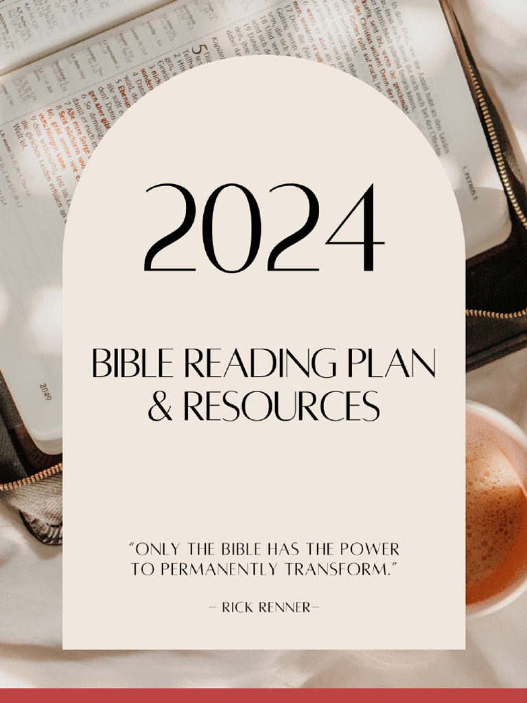 RENNER 2024 Bible Reading Plan | PDF