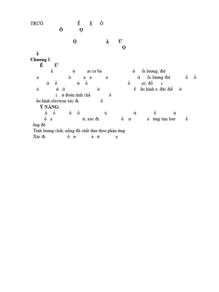 Hoa 10 Noi Dung On Tap KTGK I 2024 2025 | PDF