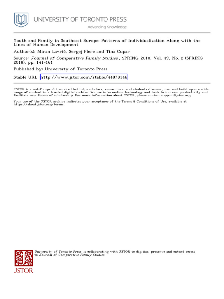 Lavri-Youth Family Southeast-2018 | PDF | Statistics | Sampling ...