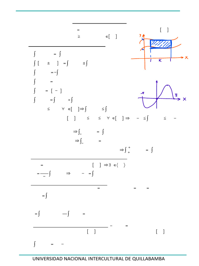 Propiedades de la Integral Definida | PDF | Integral | Relaciones ...