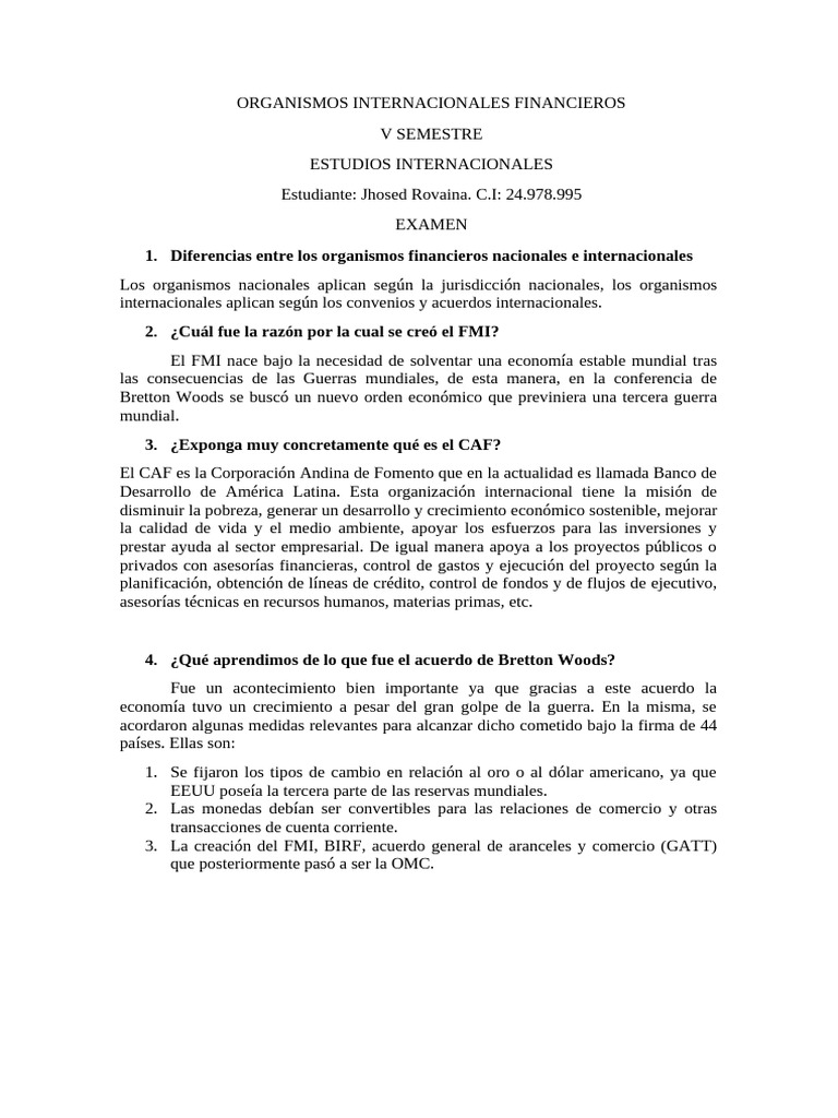 Examen OIF | PDF