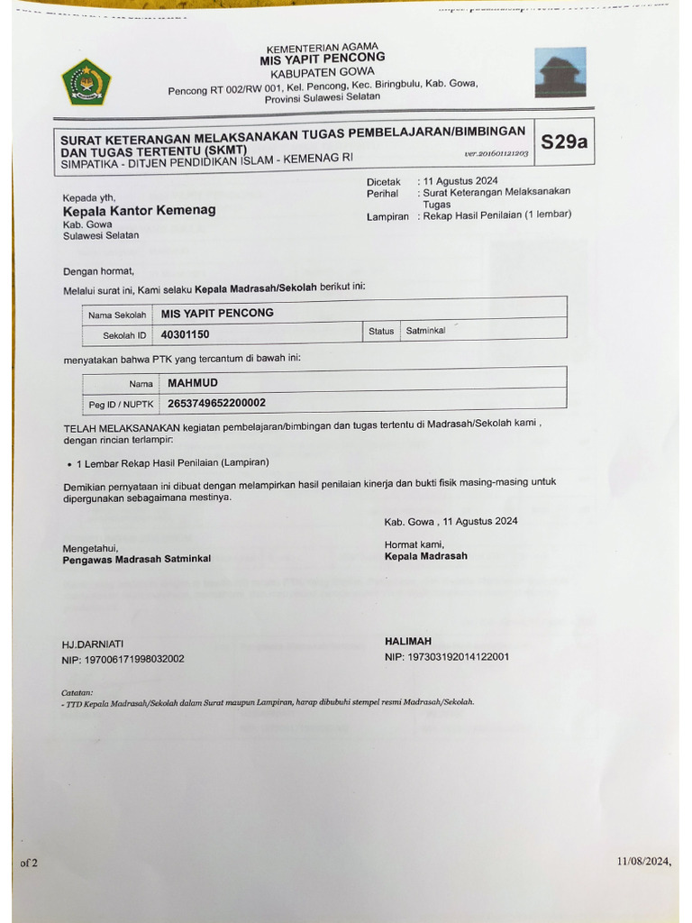 SKMT S29a Mahmud | PDF