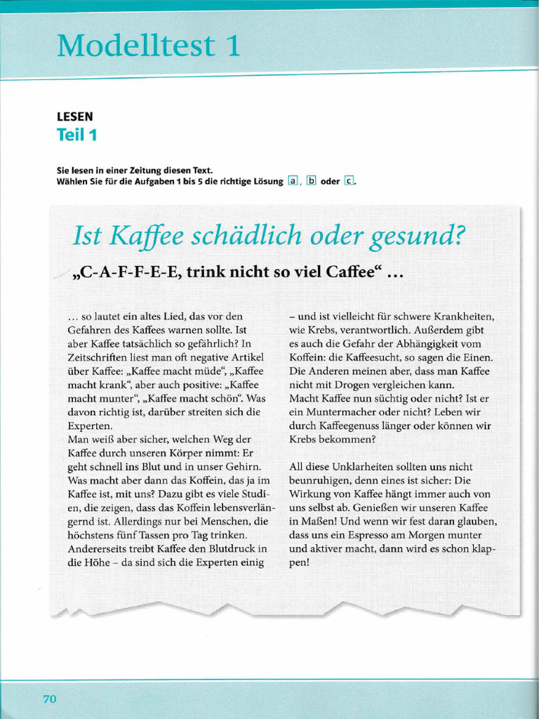 Ganze Simulation - Modelltest 1 - Mit Erfolg Zum Goethe-Zertifikat A2 ...