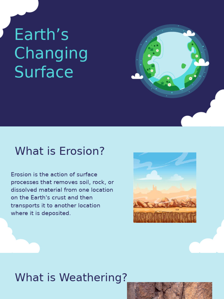 Earths Systems and Processes Science 5th Grade | PDF | Weathering ...