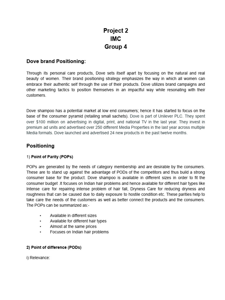 Course Project Submission 2- Situation Analysis and Creative StrategyAssignment | PDF | Brand ...