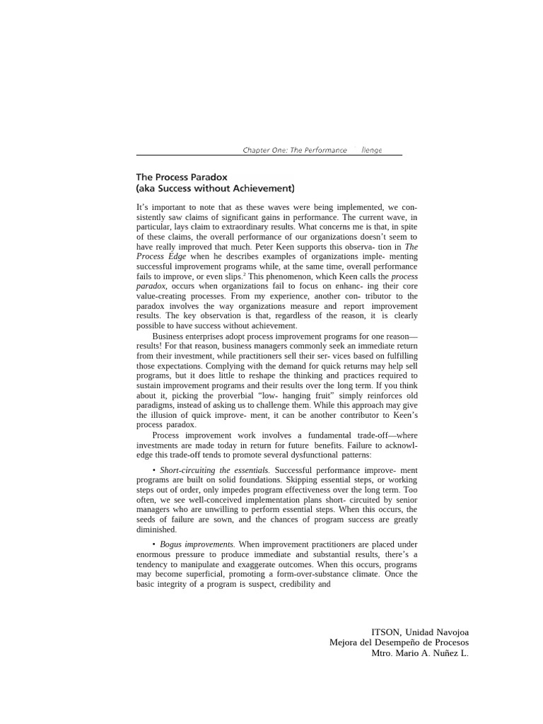 The Process Pradox | PDF