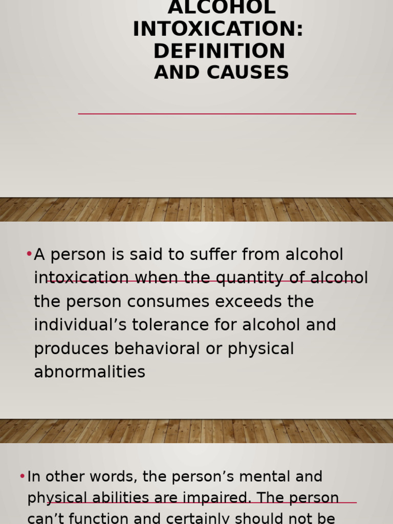 Alcohol Intoxication | PDF | Alcohol Intoxication | Ethanol