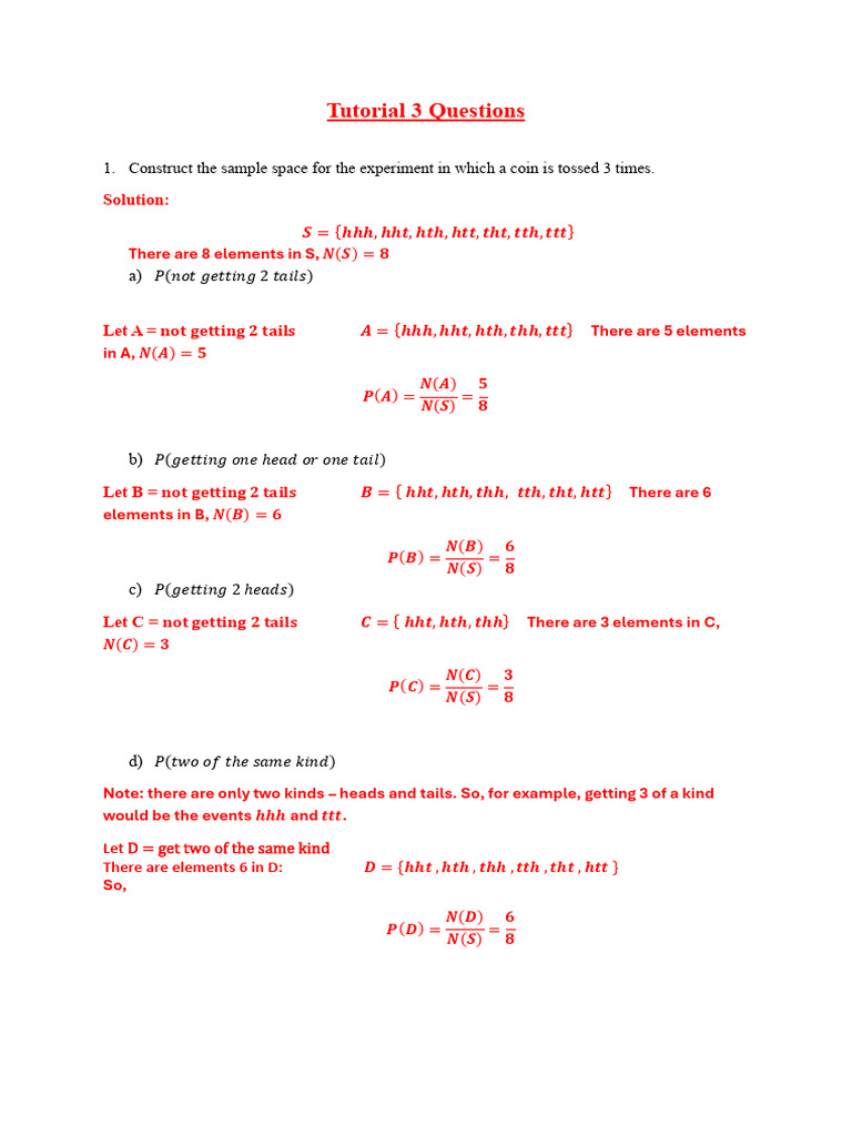 Chapter 3 Solutions | PDF | Mathematics | Probability And Statistics