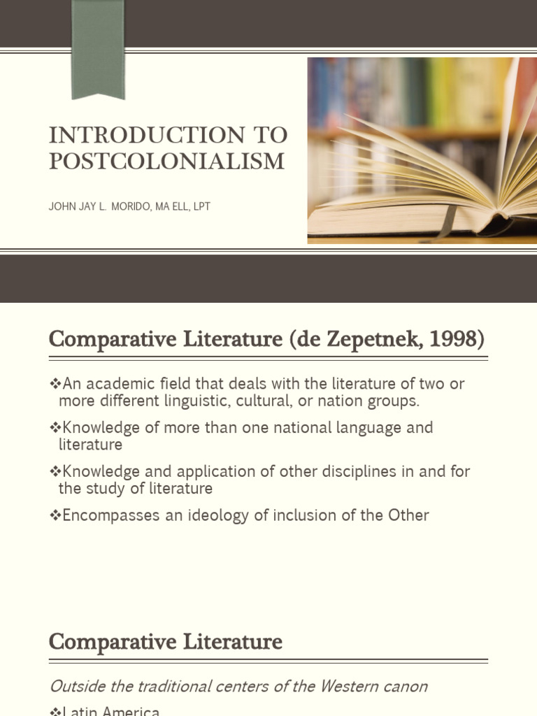 Introduction To Postcolonialism | PDF | Postcolonialism | Colonialism