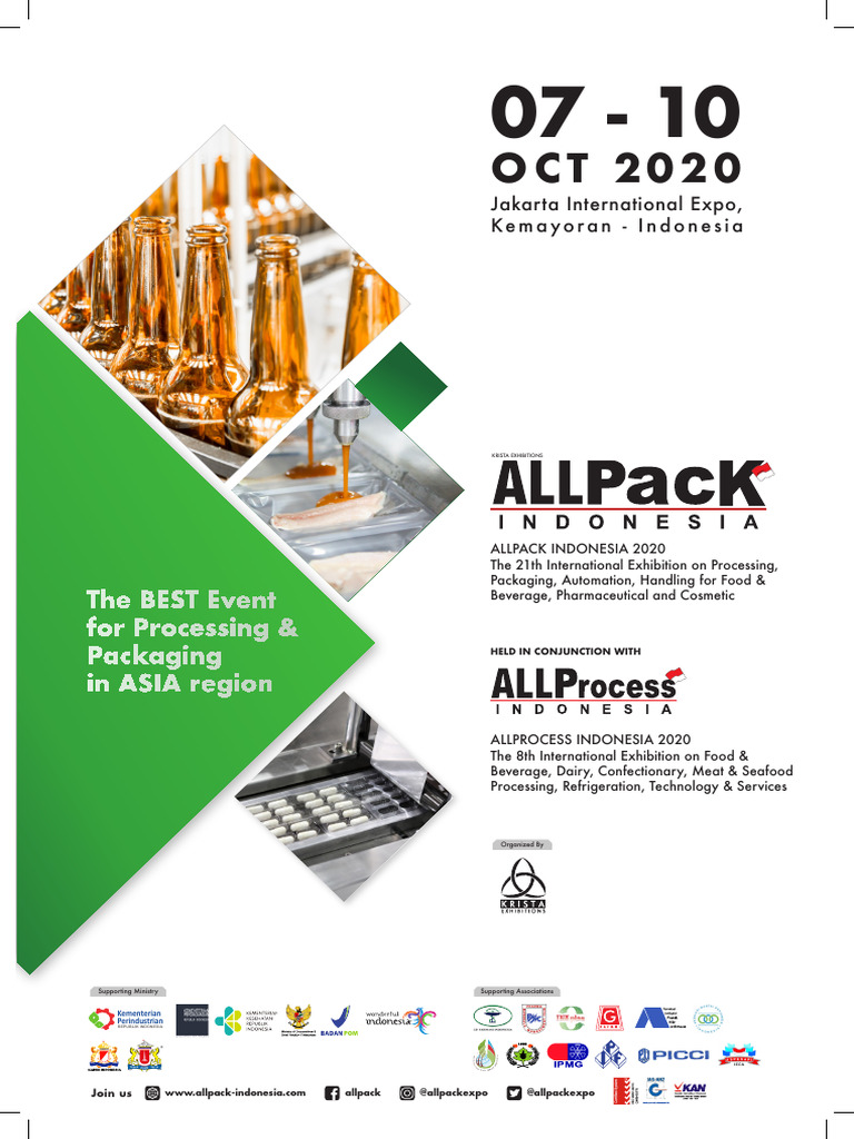 Allpack Indonesia 2020 Overview | PDF | Packaging And Labeling
