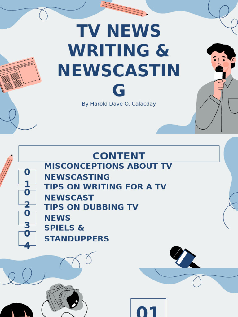 TV News Writing & Newscasting | PDF | Human Communication