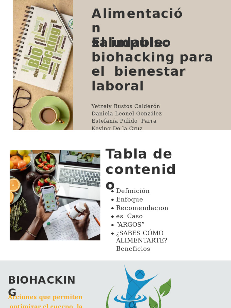 Biohacking | PDF | Nutrición | Dieta y nutrición