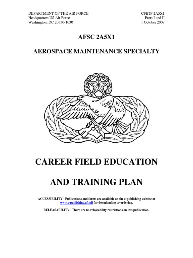 CFETP2A5X1 | United States Air Force | Professional Certification
