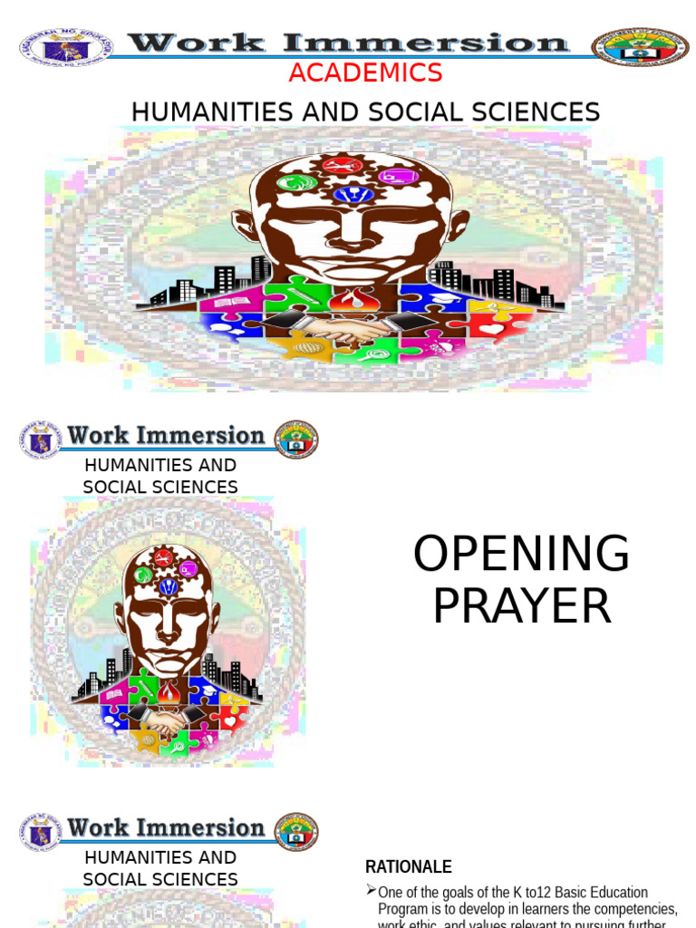 Work Immersion Orientation | PDF | Learning | Curriculum