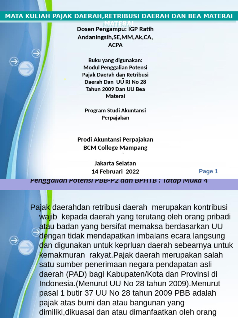 POWER - POINT SESI 4-UNIV MH THAMRIN-2021-2022 Genap-IGP Ratih Andaningsih-Prepare 1402 2022 ...