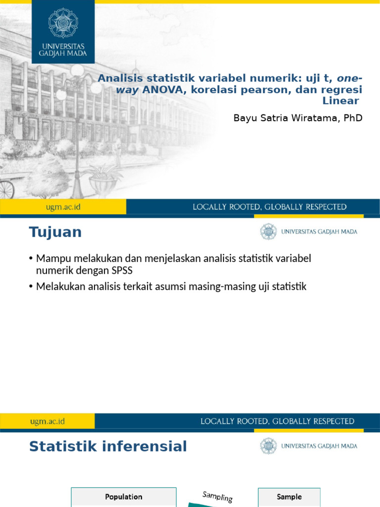 Analisa Statistik Untuk Data Numerik | PDF