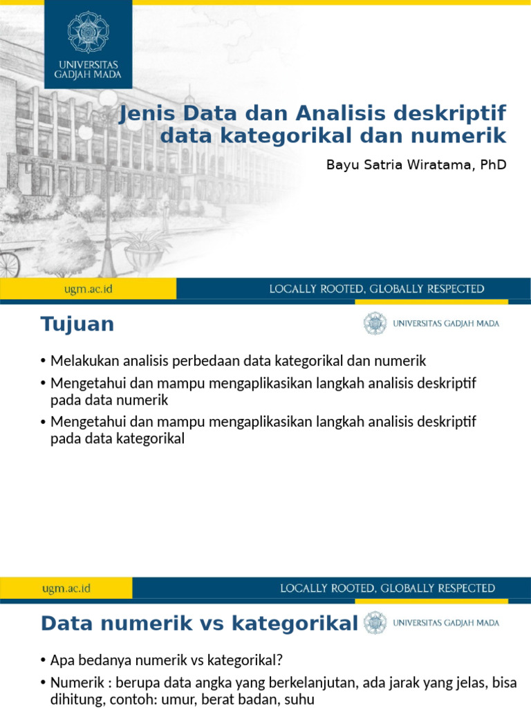 Pengenalan Jenis Data Dan Analisis Deskriptif | PDF