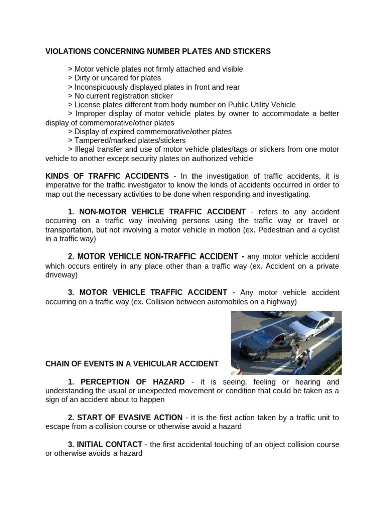 TRAFFIC FINAL NOTES | PDF | Traffic Collision | Traffic