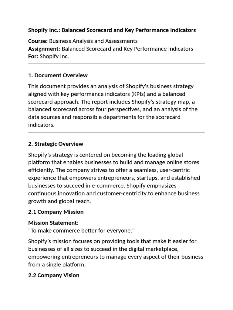 Balance Score Card and Kpi | PDF | Employee Retention | Performance ...