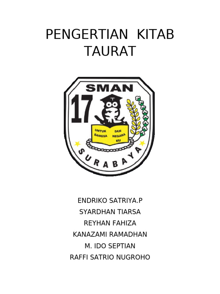 Pengertian Kitab Taurat | PDF