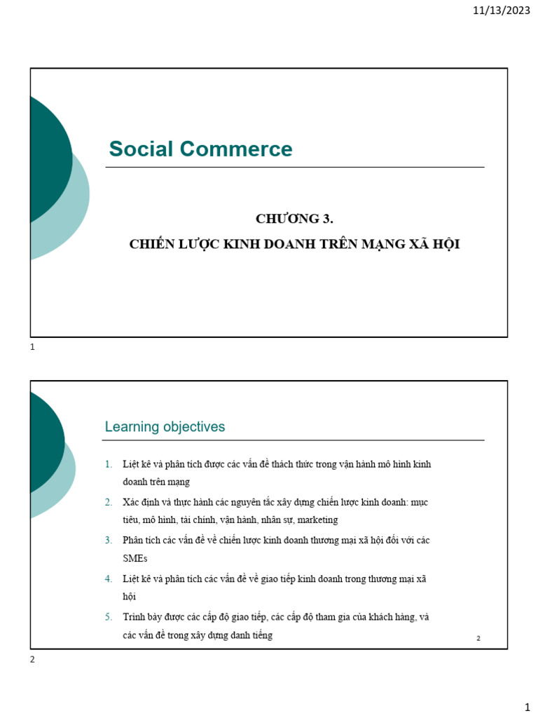 Social Commerce - Chapter 3 | PDF | Social Media | Popular Culture & Media Studies