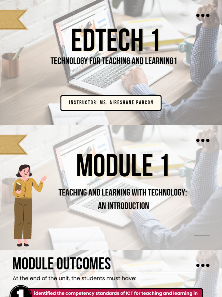 Edtech 1 Module 1 Lesson 1 | PDF | Educational Technology | Learning