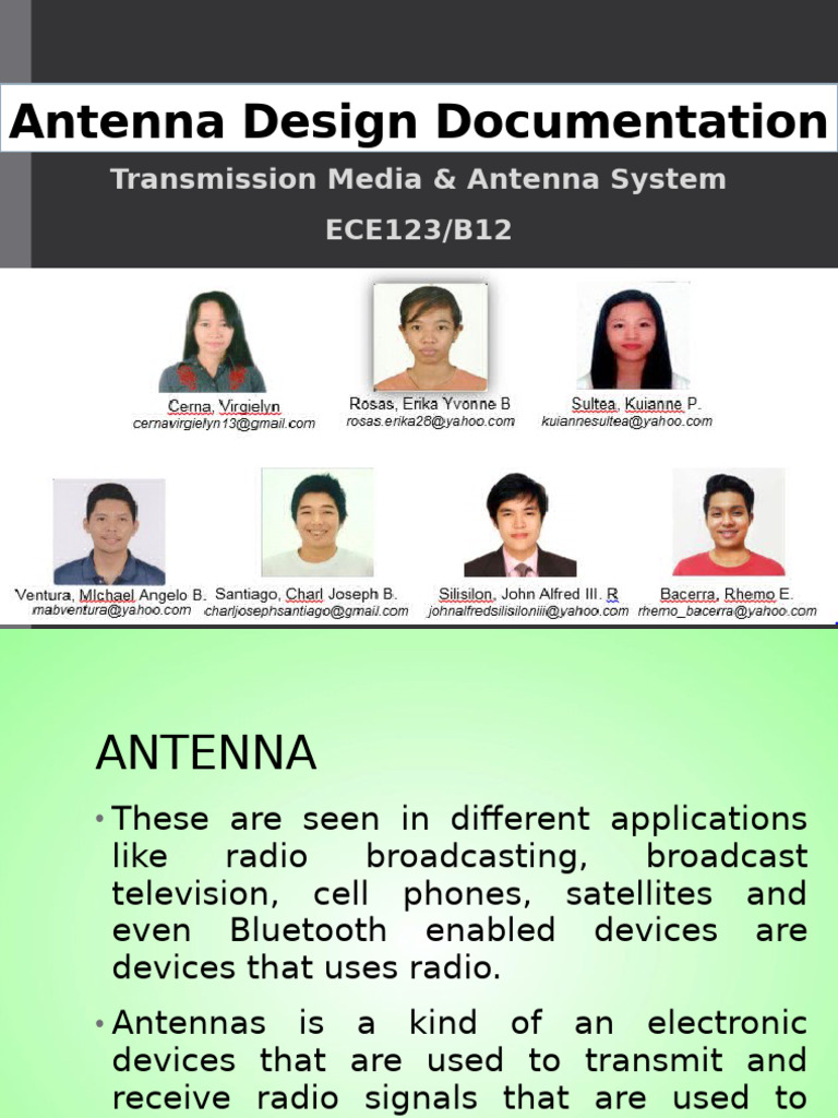 Antenna Design | PDF | Antenna (Radio) | Radio