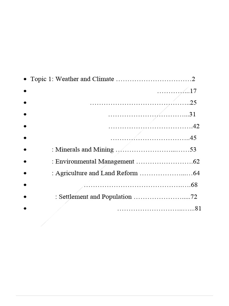 Form 3 Geography Notes: New Curriculum | PDF | Plate Tectonics ...