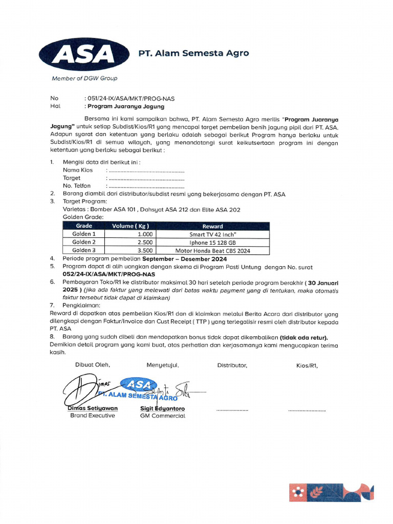 051 Program Juaranya Jagung | PDF