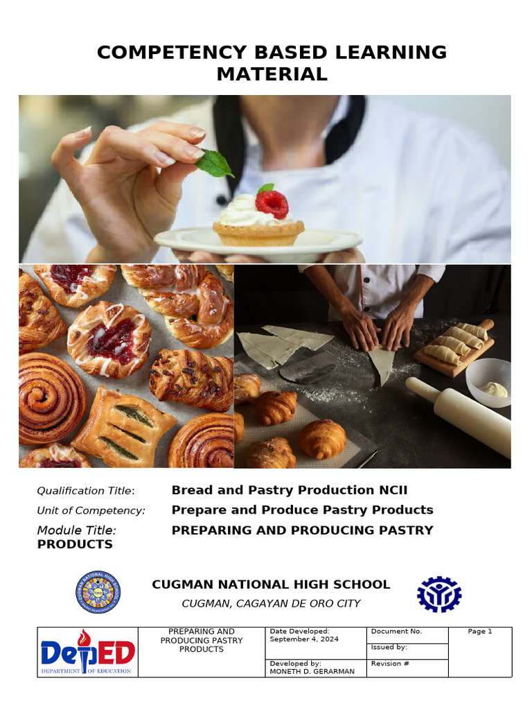 2 Prepare and Produce Pastry Products | PDF | Cakes | Shortening