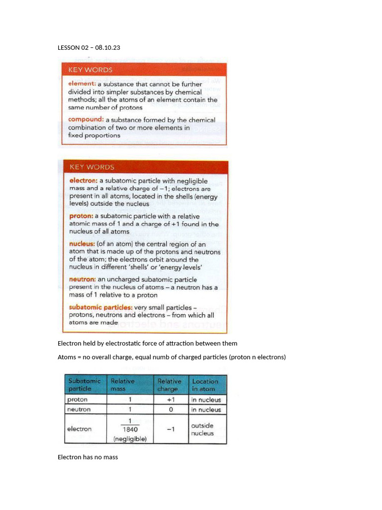 LESSON 02 - Capter 2 | PDF | Teaching Methods & Materials | Science & Mathematics