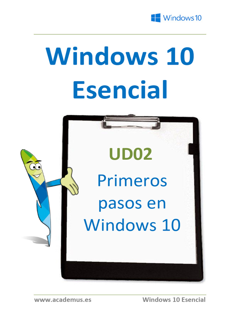 02 Primeros Pasos en Windows 10 | PDF | Microsoft Windows | Informática