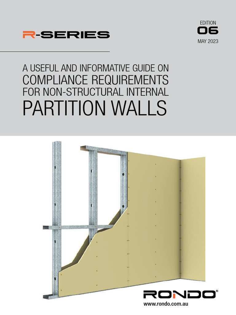 Rondo Publication - Compliance For Non-Structual Internal Walls | PDF ...