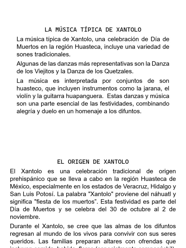 XANTOLO | PDF | Bailes