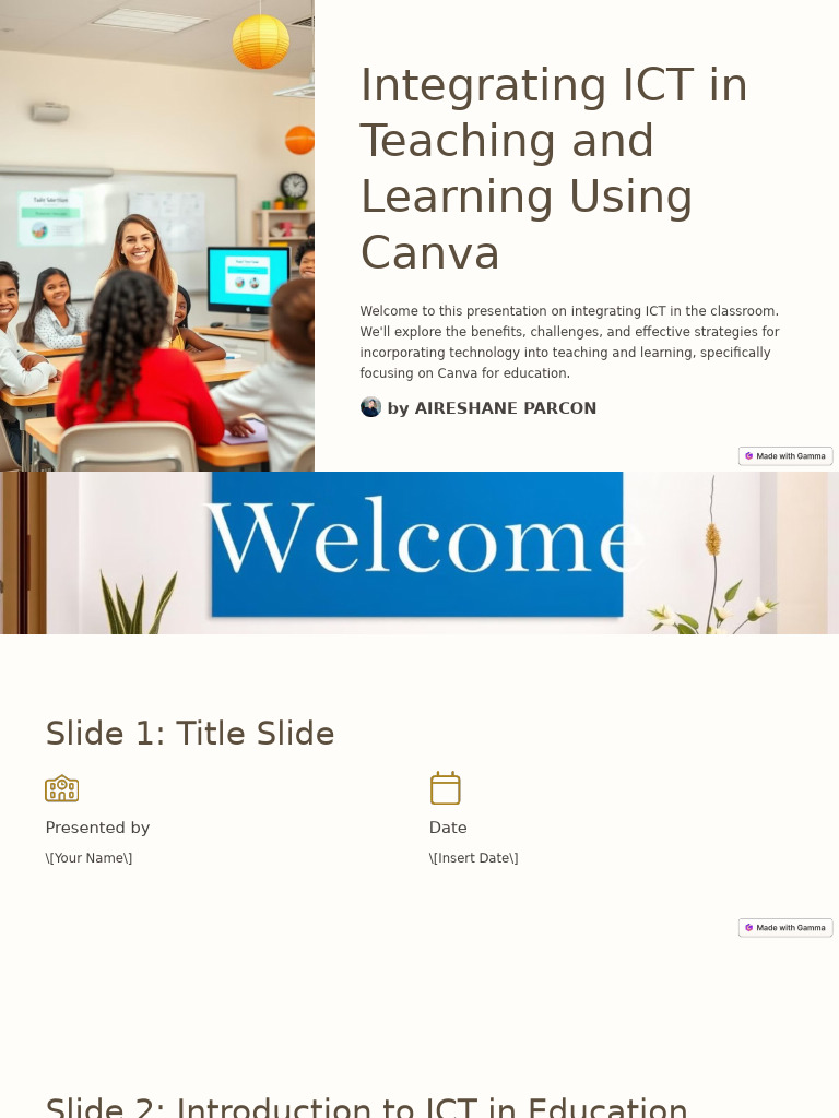 Integrating ICT in Teaching and Learning Using Canva | PDF ...
