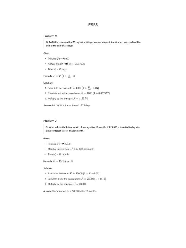 ESS5 | PDF