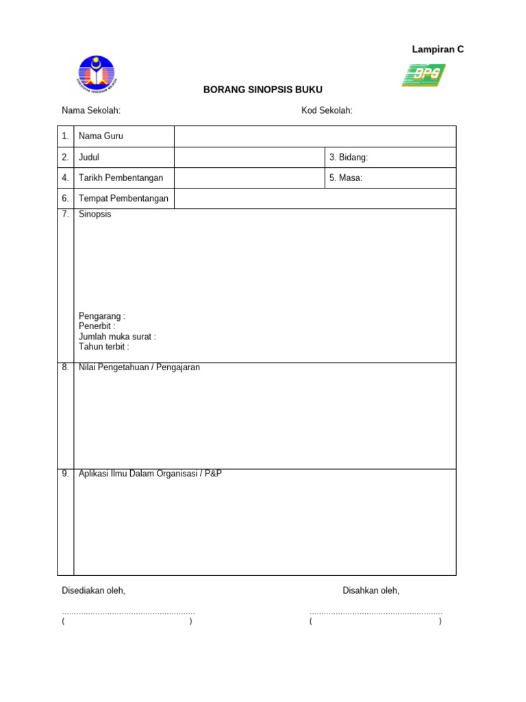 LDP Borang Book Review - Sinopsis Buku | PDF | Karier & Perkembangan ...