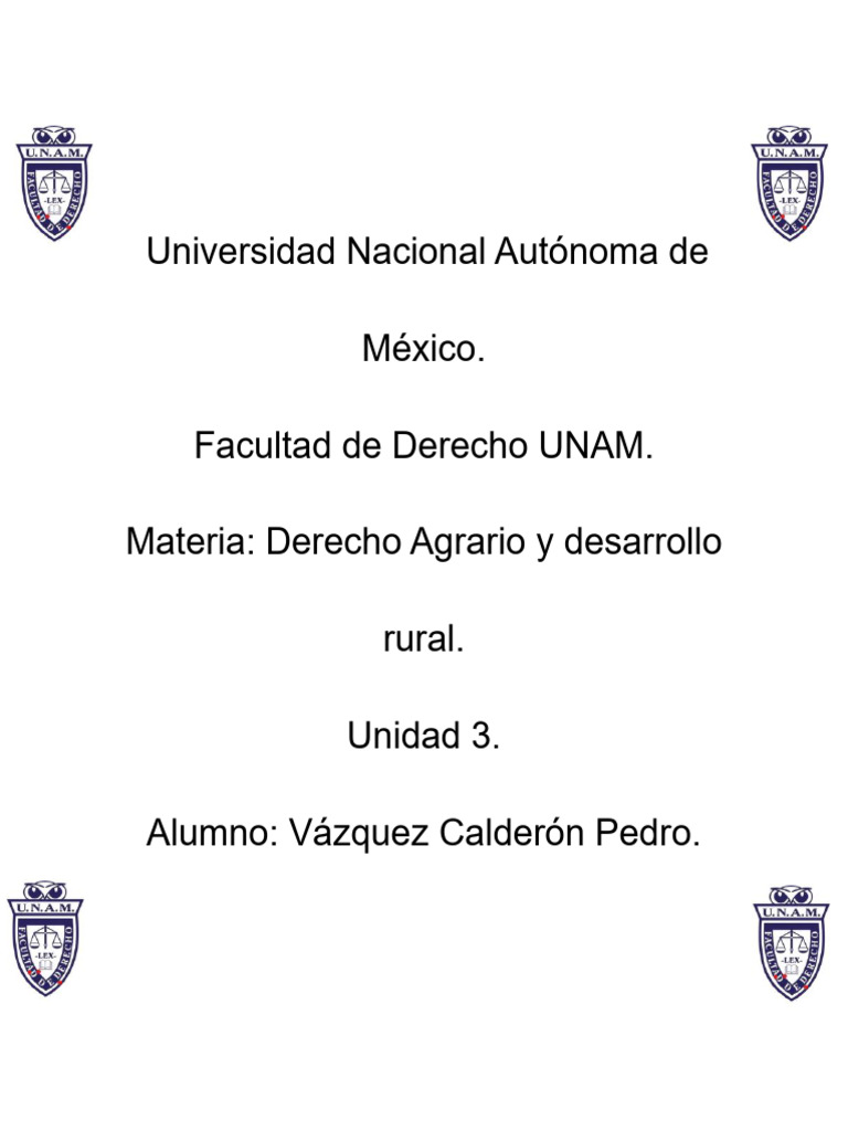 U3. Mi Experiencia de Aprendizaje El Concepto de Ejido | PDF | Derecho