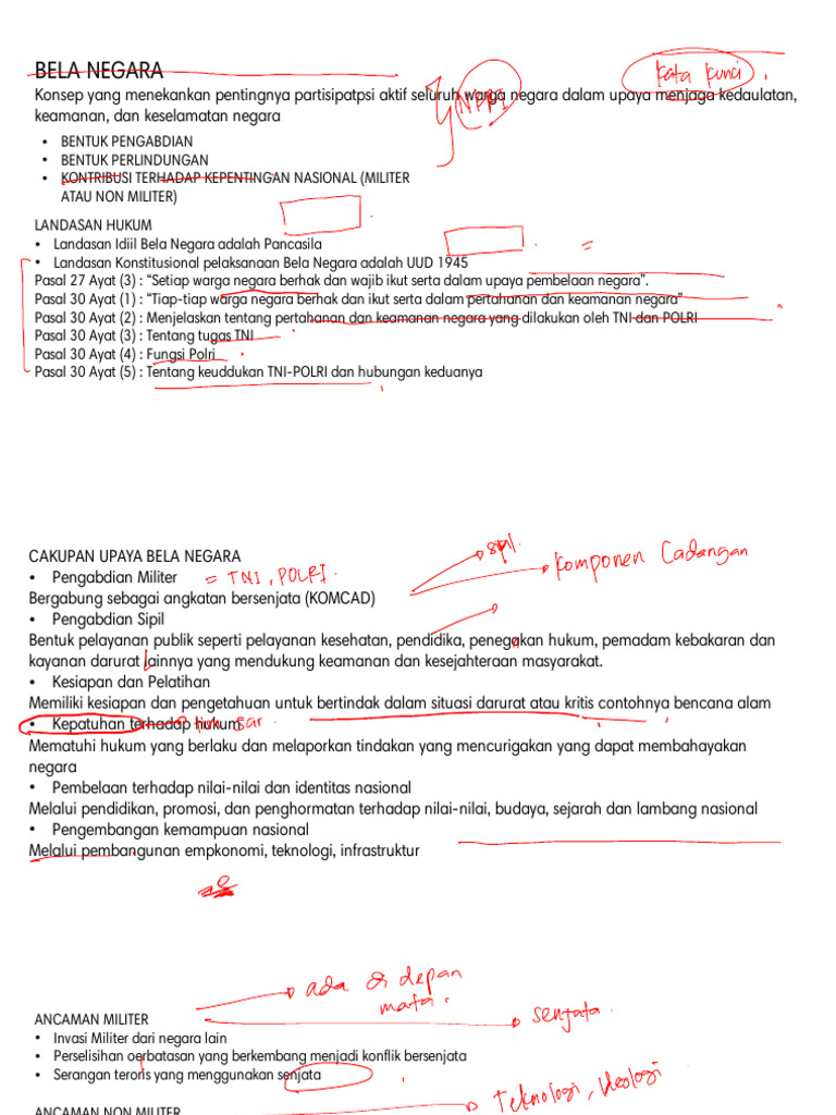 Pertemuan 7 TWK - Bela Negara I | PDF
