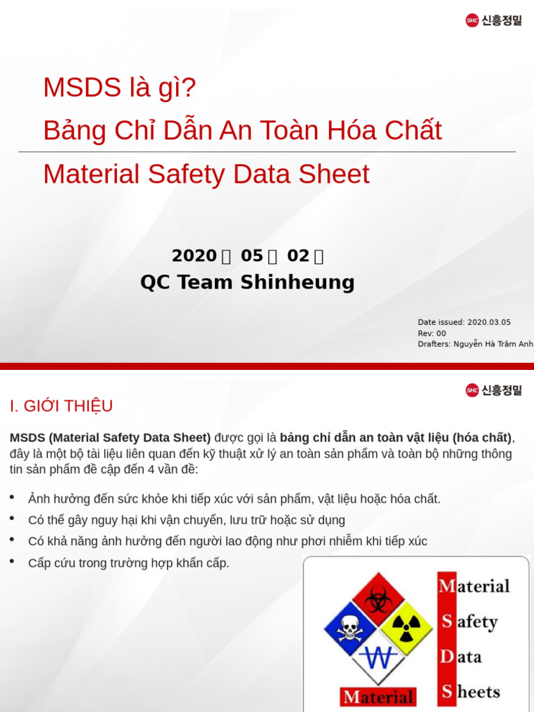 MSDS | PDF
