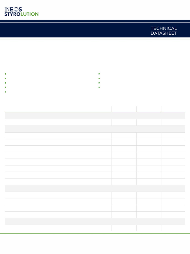 C552485 TDS | PDF | Strength Of Materials | Materials