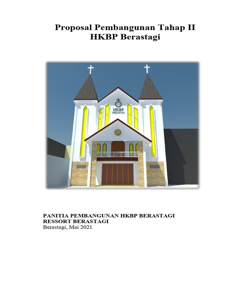 Proposal Panitia Pembagunan Lanjutan HKBP Berastagi | PDF
