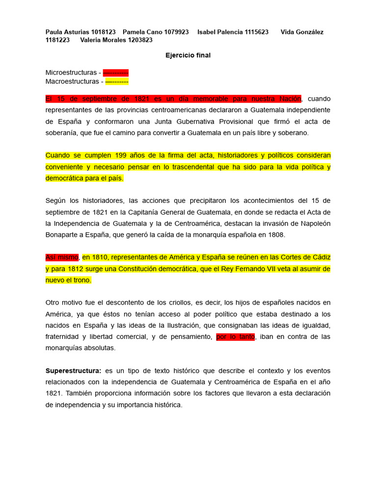 Taller Último Ejercicio Grupal | PDF