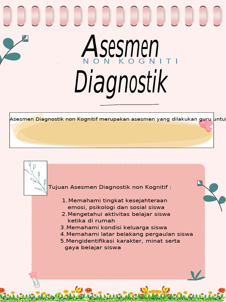 Asesmen Diagnostik Non Kognitif Model 1 | PDF