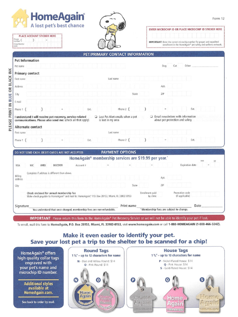 Microchip Form | PDF