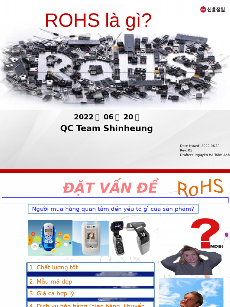 ROHS Là Gì?: QC Team Shinheung | PDF