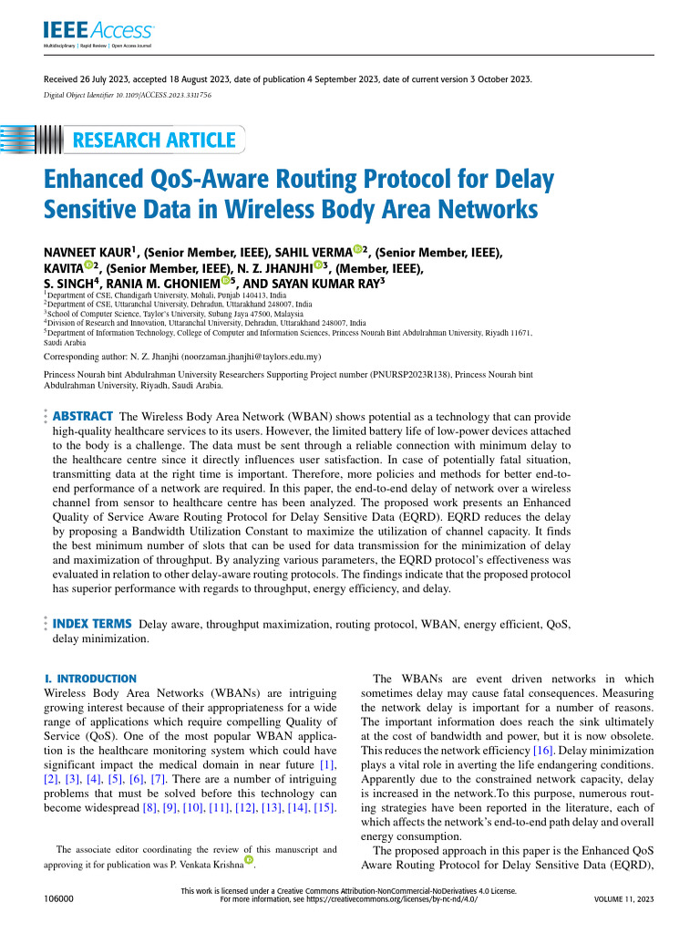 Journal Paper 1 - Enhanced - QoS-Aware - Routing - Protocol - For - Delay - Sensitive - Data ...